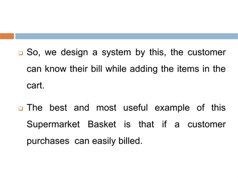 Super Market Billing System Using Webcam Pptx