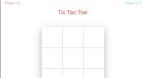 Tic Tac Toe Games Using Javascript Code