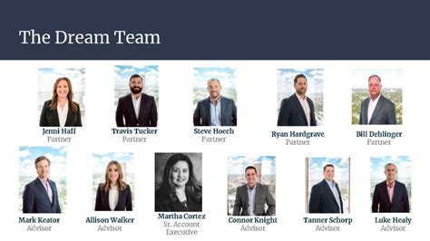 Jenni Haff Travis Tucker Steve Hoech Bill Dehlinger Luke Healy