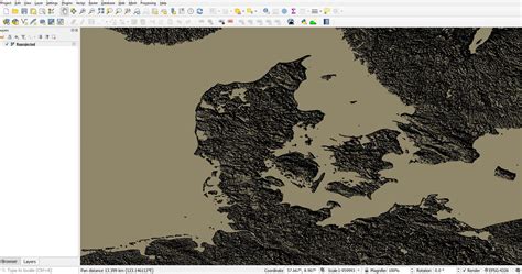 Raster Defining National Borders In Tif File And Cutting Away Excess