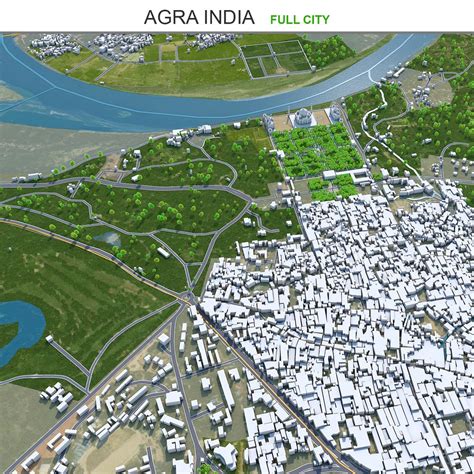 Agra Uttar Pradesh India Model Turbosquid 2041963