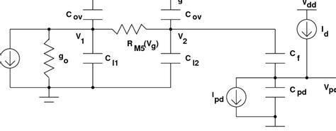 Small Signal Model Of Active Reset Circuit At Time T 2 Download Scientific Diagram