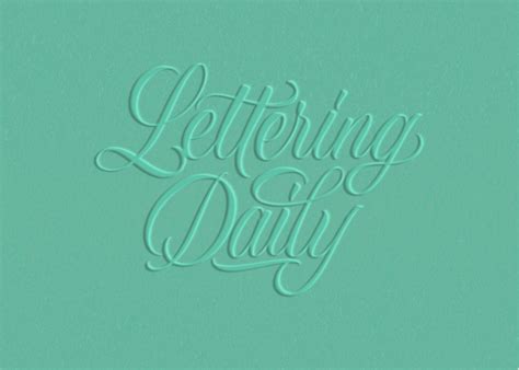 How To Easily Create An Embossed Effect In Procreate Lettering Daily