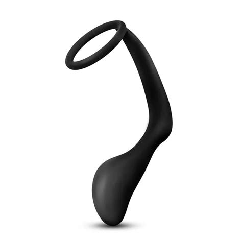 Anal Adventures Platinum Silicone Cock Ring And Butt Plug • The Blissful