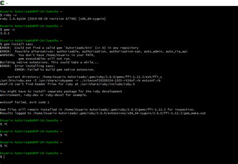 Ruby Problems Installing Sass In Cygwin Stack Overflow