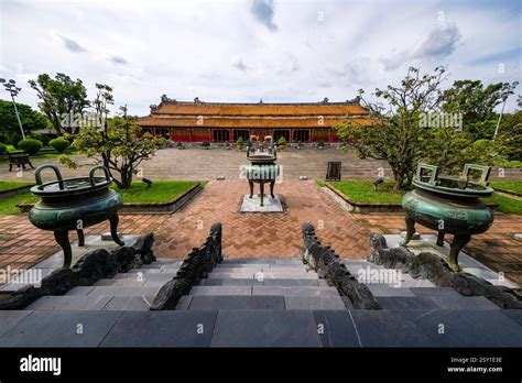 The Inner Courtyard Of The Ancestral Temple Of The Founder Tri U T