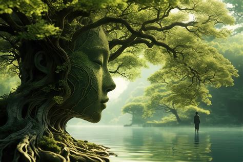 Download Ai Generated Tree Woman Royalty Free Stock Illustration Image Pixabay