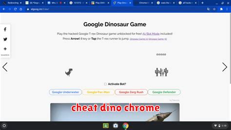Taklukkan Google Chrome Dengan Cheat Dino Chrome Rahasia Skor Tertinggi Terungkap Blacan Com