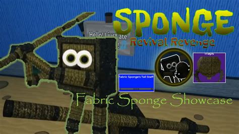 Showcasing The New Fabric Sponge Bundle In Roblox Sponge Youtube