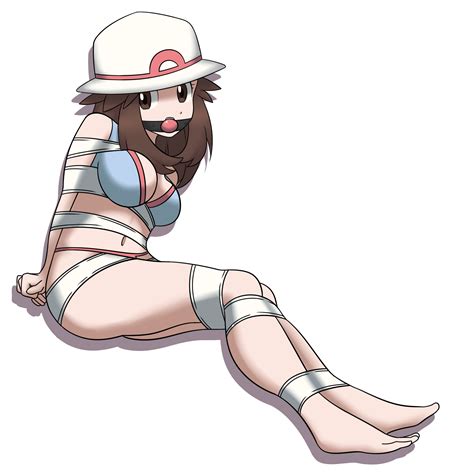 Rule 34 1girls Arms Tied Behind Back Ass Ball Gag Blue Bra Bondage