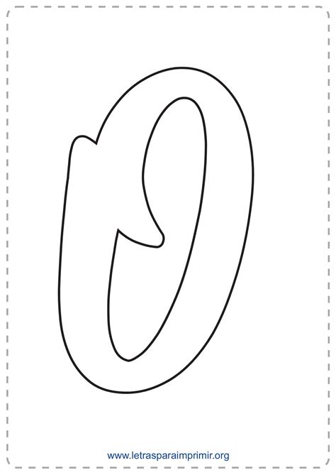 Letras O Para Imprimir Letras Para Imprimir