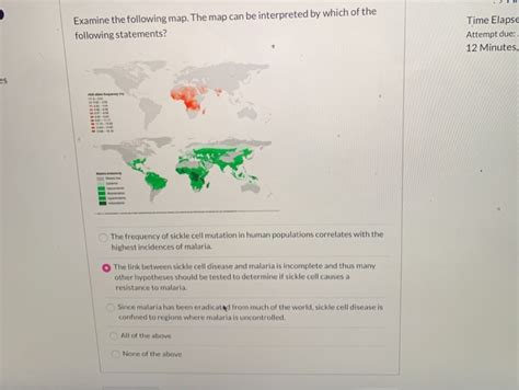 Solved Examine The Following Map The Map Can Be Interpreted
