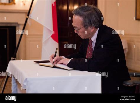 Secretary Steven Chu Of The U S Department Of Energy Visited The Japanese Embassy To Discuss
