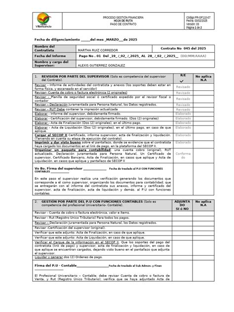 Fr Gf110 07 Hoja De Ruta Tramite De Pago Otros Tipos De Contratos V3