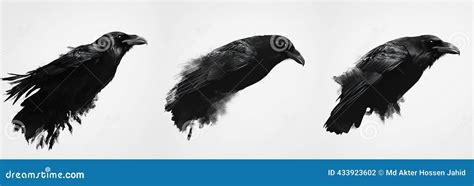 Ravens Drawing Royalty Free Illustration 112702029