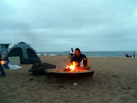 Fire Pit Dockweiler Beach At Mickey Munos Blog