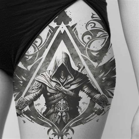 Assassins Creed Tattoo Stencil Design Guide And Best Stencils For