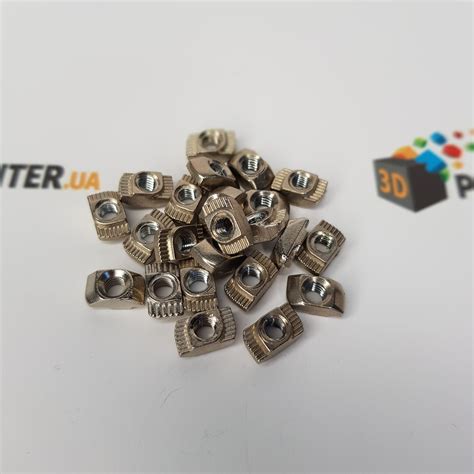 Гайки М3/М4/М5 для алюмінієвого профілю – набір – 3Dprinter