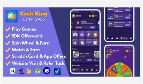Cash King Android Earning App With Admin Panel Themestub Premium Wordpress Themes And Php