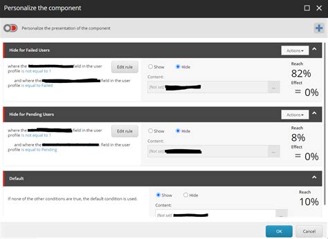 Personalization Conditions Only Switching After Refreshing The Page