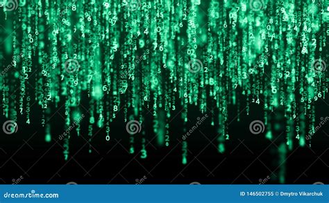 Data Technology Background Big Data Visualization Flow Of Data Information Code Background