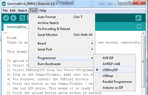 Setting Up With Arduino Ide Introducing Gemma Adafruit Learning System