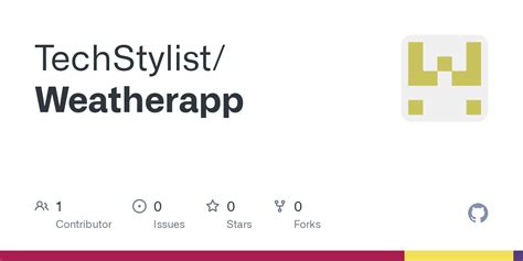 Github Techstylistweatherapp