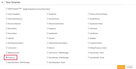Patient Follow Up Template
