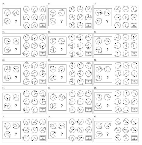 Last 15 Items Of The Test Of Figural Analogies Download Scientific