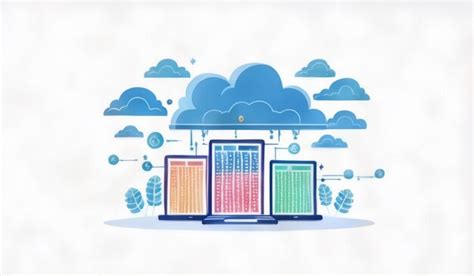 people interact with cloud computing servers premium ai generated image