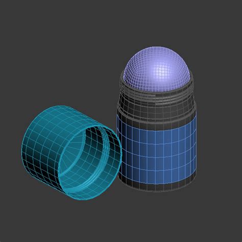 3d Deodorant Roller Model