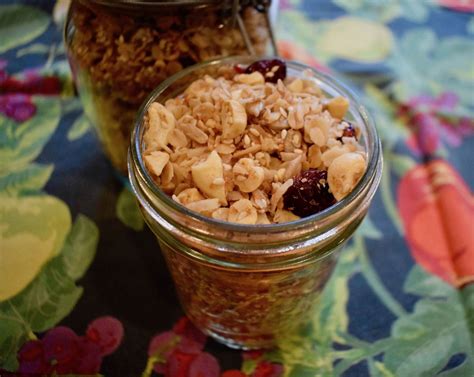Cashew Cranberry Granola Sea Salt And Sailor Stripes