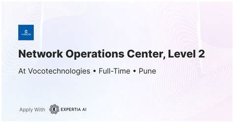 Network Operations Center Level 2 Job Pune Mid Level