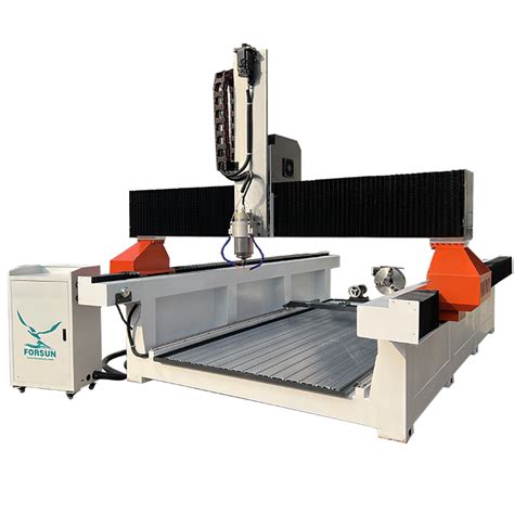 High Speed Multi Spindle Stone Cnc Router With Rotary Saw Cutting Head