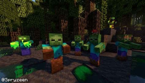 Spryzeens Zombie Variants Best Minecraft Mods Texture Packs