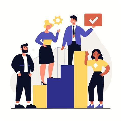 Premium Vector Organization Efficiency Development Workflow