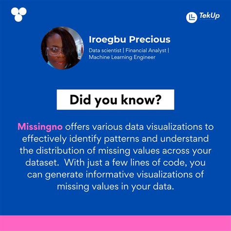 Precious Iroegbu On Linkedin Datascience Datavisualization Dataanalysis Missingvalues