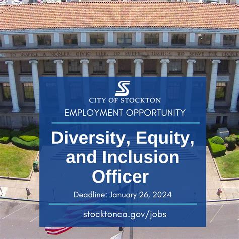 the city of stockton is a great place to work and is looking for a