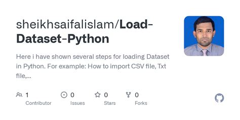 Github Sheikhsaifalislamload Dataset Python Here I Have Shown