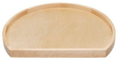 Rev A Shelf D Shape Wood With Bearing And Stop Contemporary Pantry And Cabinet