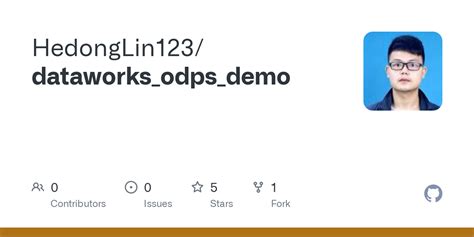 GitHub HedongLin Dataworks Odps Demo
