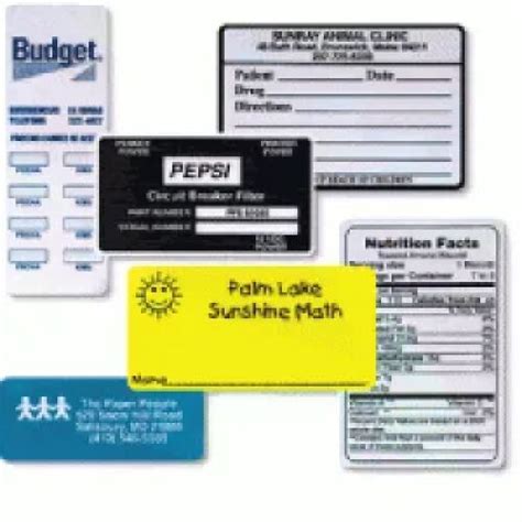 Rectangular Labels Ams Printing