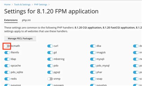 How To Enable Or Disable PHP Extensions In Plesk Support Cases From