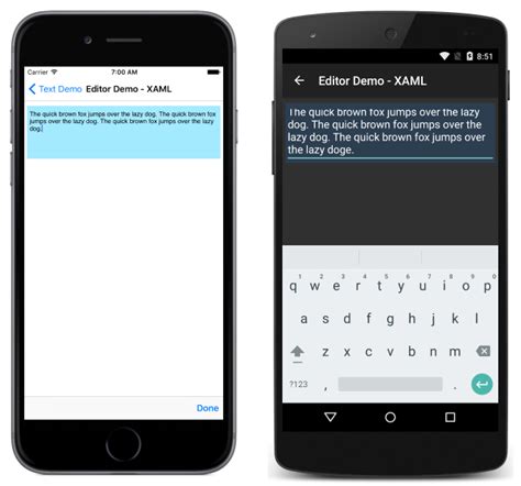 Редактор текста в xamarin forms основные принципы использования
