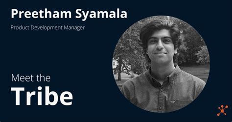 entribe on linkedin meet preetham syamala a product development