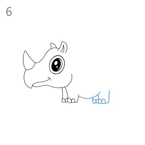 How To Draw A Rhino Step By Step Easy Drawing Guides Drawing Howtos