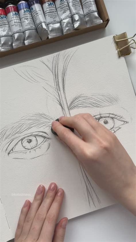 Быстрый акварельный скетч💫 На эту работу у меня ушло 2 часа Напишу ваш портрет акварелью для