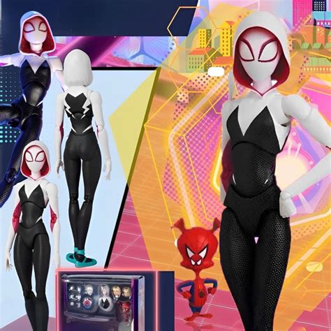 Фигурка Человек паук Через вселенные Гвен Стейси Spider Man Into The Spider Verse Gwen Stacy