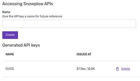 Managing Your Account Snowplow Documentation