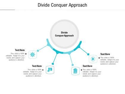 Divide Conquer Approach Powerpoint Presentation And Slides Ppt Presentation Slideteam